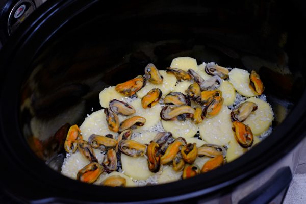 Slow Cooker Mussel and Potato Rice | Food For Net