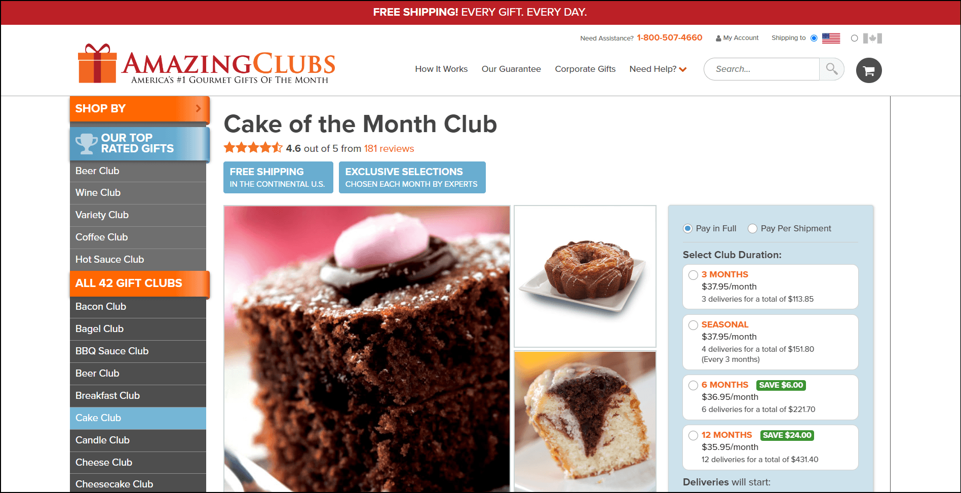 32 Cake Of The Month Clubs For Celebrations Or Just A Regular Day ...