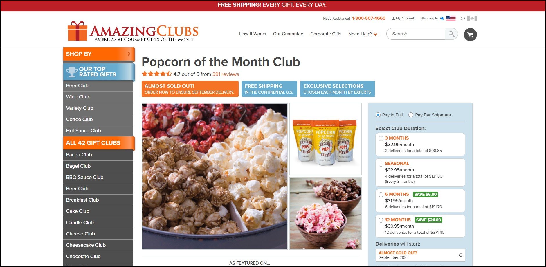 Top 19 Popcorn of the Month Clubs | Food For Net