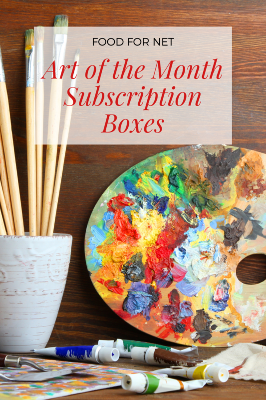 5 Creative Art of the Month Subscription Boxes | Food For Net
