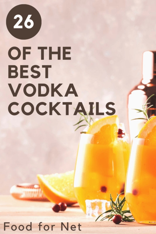 26 Of The Best Vodka Cocktails That You Need To Try | Food For Net