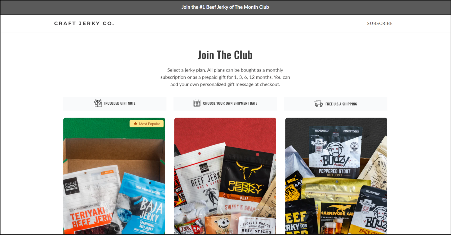 22 Savory Jerky of the Month Clubs + Jerky Crate | Food For Net