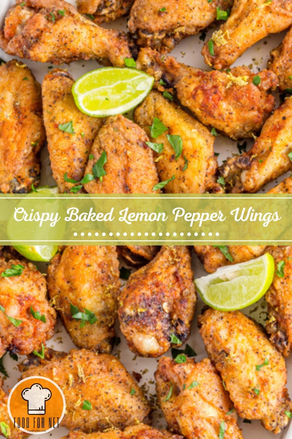 Crispy Baked Lemon Pepper Wings Recipe | Food For Net