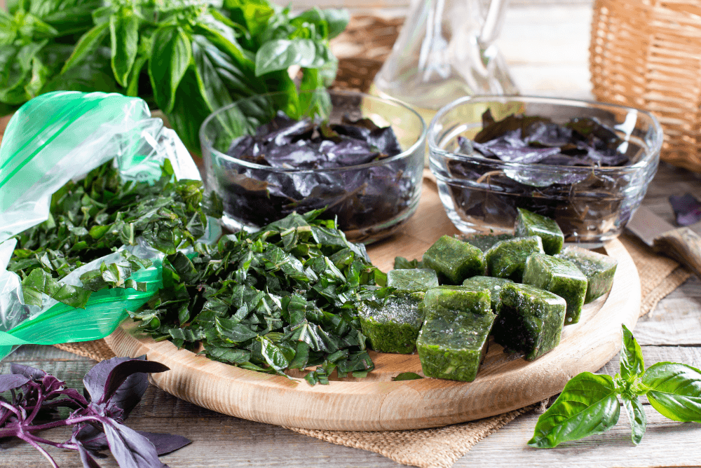 How To Freeze Basil | Food For Net