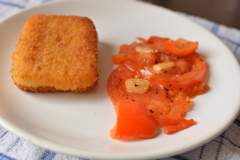 Fried Cheese with Balsamic Tomatoes | Food For Net