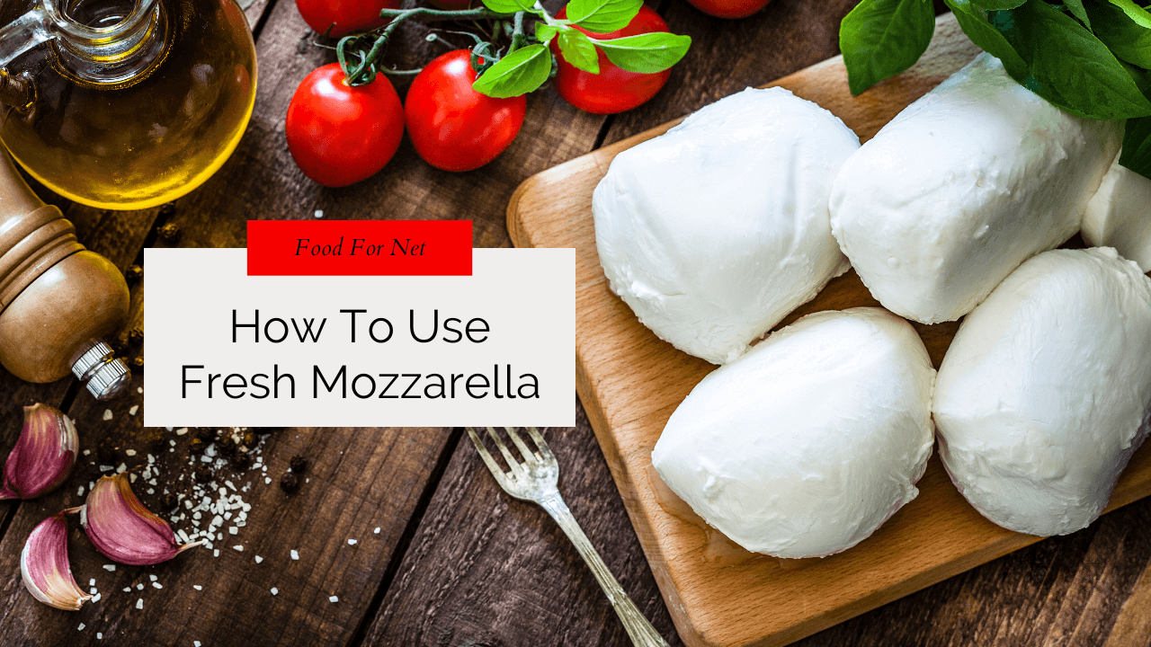 How To Use Fresh Mozzarella Cheese | Food For Net