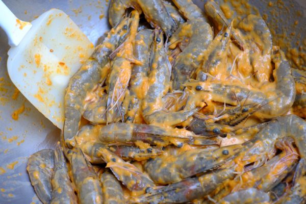 Slow Cooker Prawns in Crabfat Cream | Food For Net