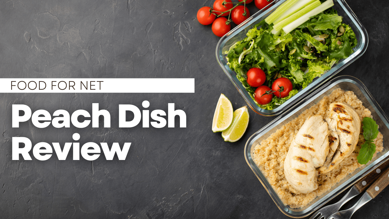 Peach Dish Meal Kit Delivery Review | Food For Net