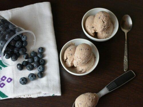 Sous Vide Blueberry and Saffron Crème Brûlée | Food For Net