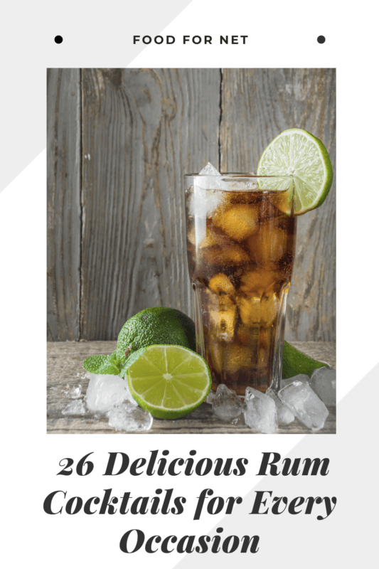 The 26 Best Rum Cocktails That Are Fun And Taste Fantastic | Food For Net