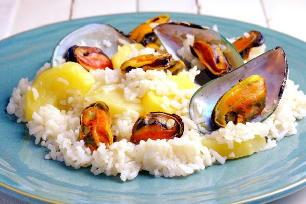 Slow Cooker Mussel and Potato Rice | Food For Net