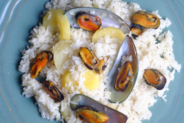 Slow Cooker Mussel and Potato Rice | Food For Net