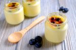 Sous Vide Blueberry and Saffron Crème Brûlée | Food For Net