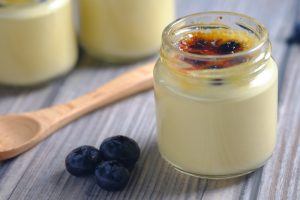 Sous Vide Blueberry and Saffron Crème Brûlée | Food For Net