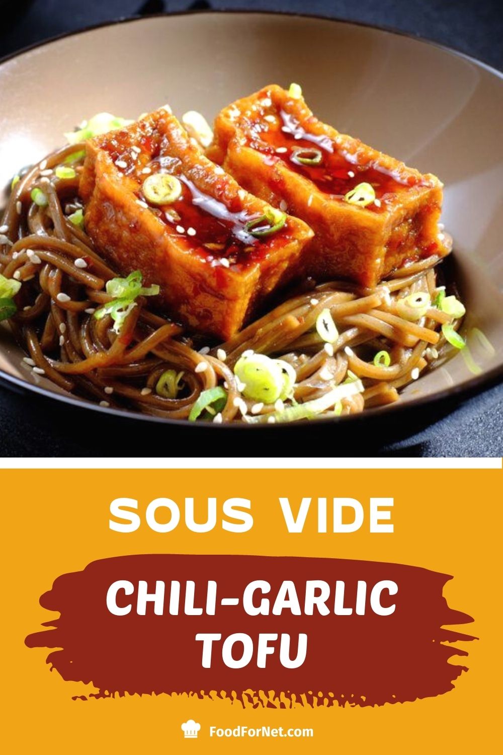 Sous Vide Chili-Garlic Tofu | Food For Net