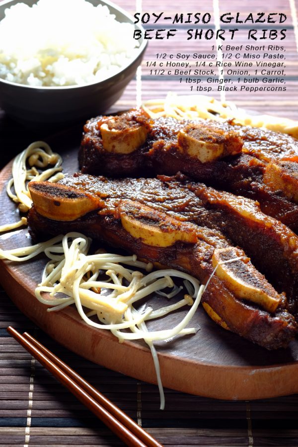Slow Cooker Soy-Miso Glazed Beef Short Ribs | Food For Net