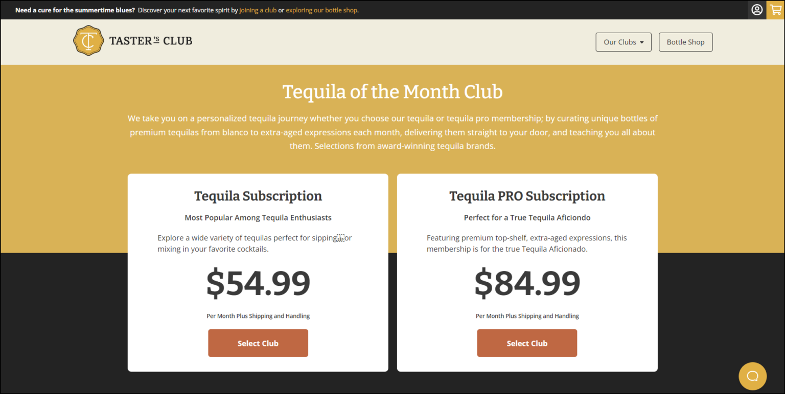 18 Tequila Of The Month Clubs Great For Gifts! | Food For Net