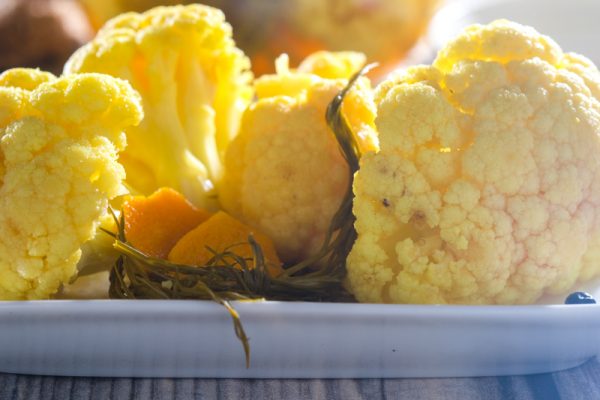 Turmeric and Dill Pickled Sous Vide Cauliflower | Food For Net