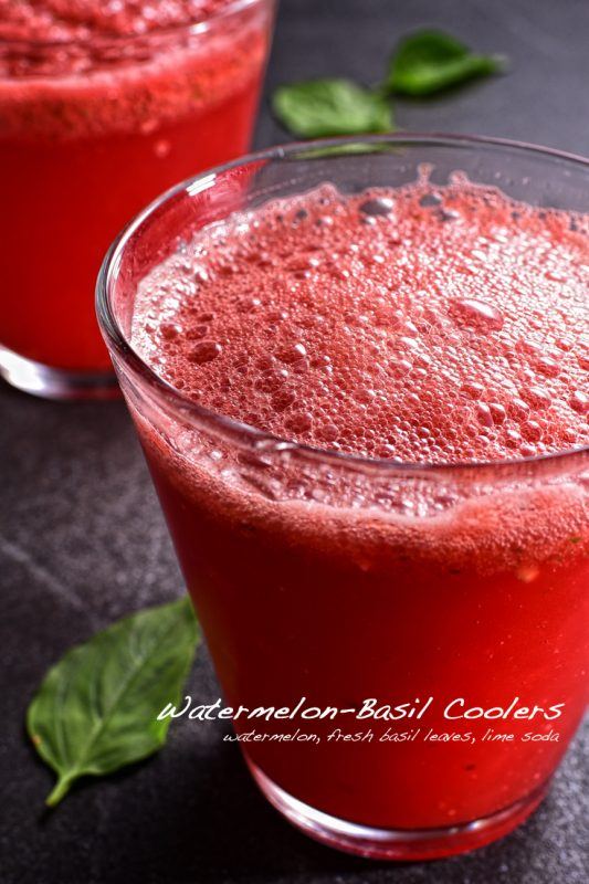 Watermelon-Basil Coolers | Food For Net