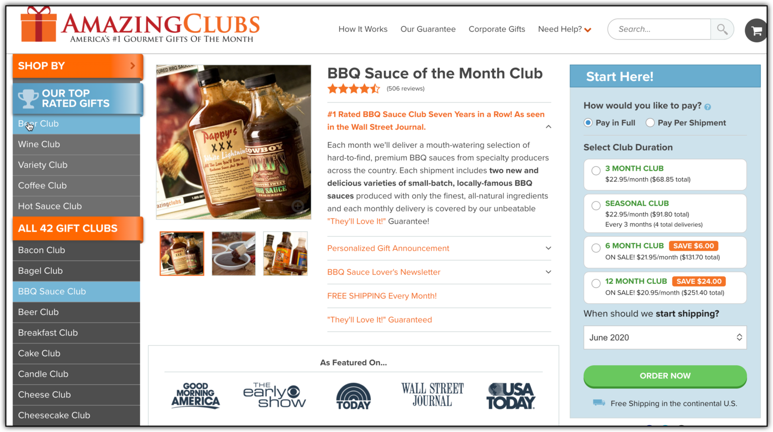 7 Mouthwatering BBQ of the Month Clubs | Food For Net
