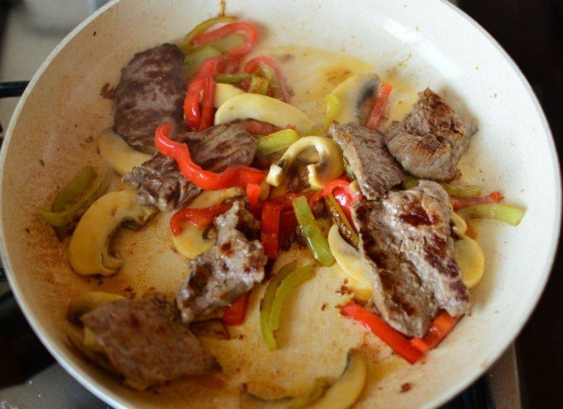 Balsamic Beef with Bell Peppers and Mushrooms | Food For Net