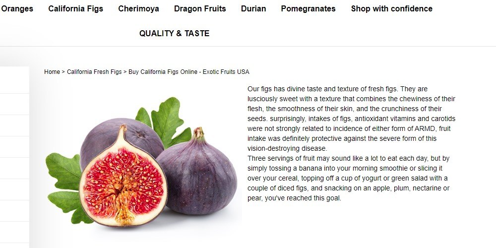 Buy Fresh Figs Online From These 7 Websites | Food For Net