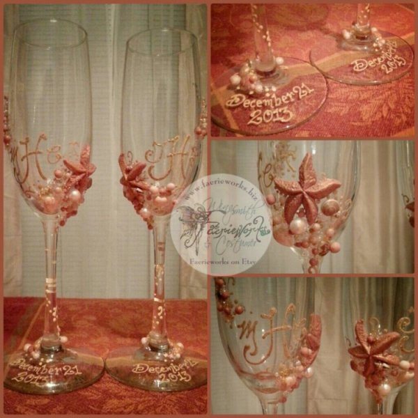 42 Custom Wedding Glassware Ideas From The Geniuses At Etsy | Food For Net