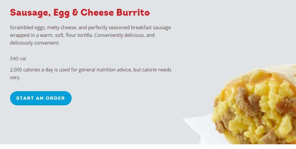 Best Fast Food Breakfast Burritos | Food For Net